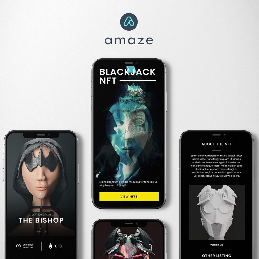 Professionally designed NFT templates